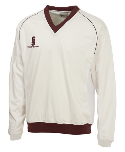 Surridge Premier Sleeved Cricket Sweater | County Sports and Schoolwear